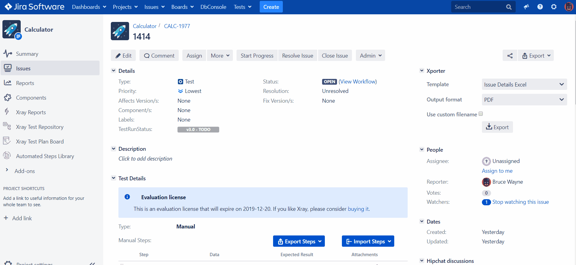 Xray 4718 Error When Trying To Export Test To Xml Xblend Issue Tracker